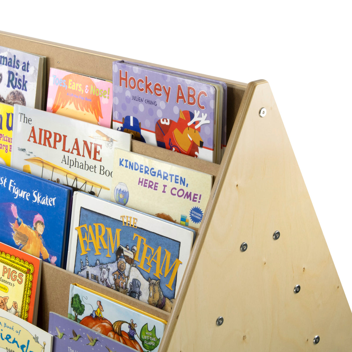 Double Sided Book Rack with 10 Shelves (S323) – Trojan Classroom Furniture