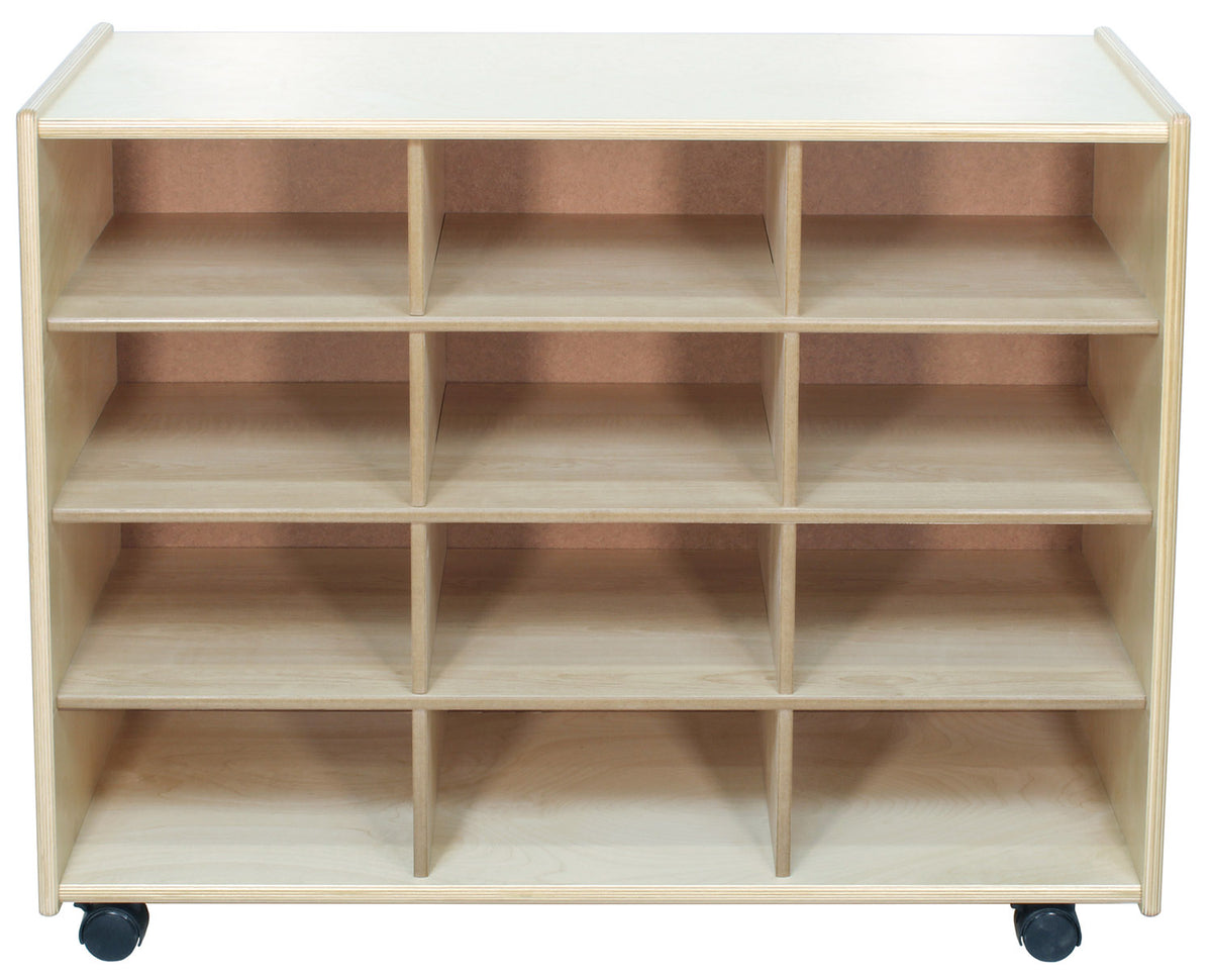 12 Large Bin Cubby Storage Unit S382-12 – Trojan Classroom Furniture