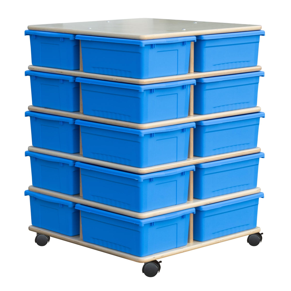 4 Sided Large Bin Storage Towers (for 20 Bins) – Trojan Classroom Furniture