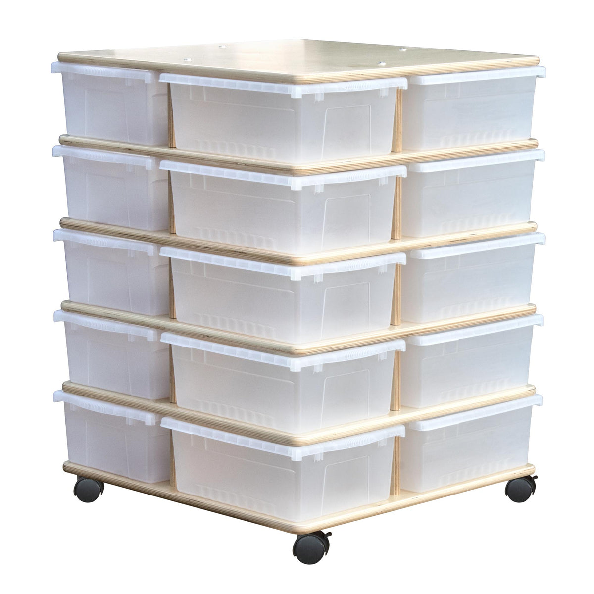 4 Sided Large Bin Storage Towers (for 20 Bins) – Trojan Classroom Furniture